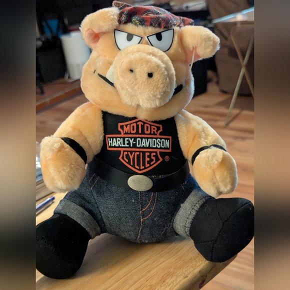 Play By Play | Toys | Play By Play Harley Davidson Biker Pig Wearing ...